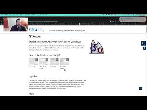 HSCI 345 - Fall 2023 - How to Download G*Power