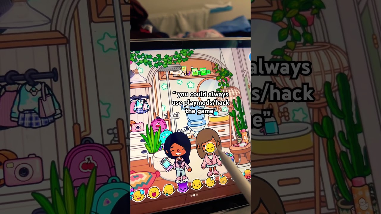 NO HATE TO PEOPLE USING MODS! Just yes it’s a better way but viruses.. #xyzbca #tocaboca #playmods