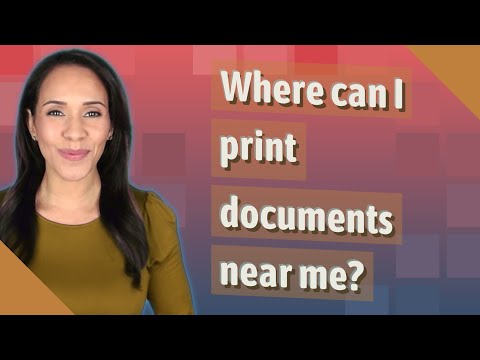 Where can I print documents near me?