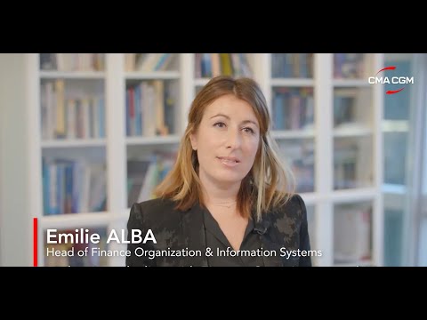#WeAreCMACGM - Emilie Alba, Head of Finance Organization & Information Systems