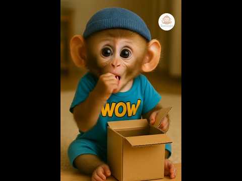 look to this baby monkey 🙈