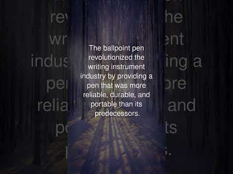 Ballpoint pen was invented by László Bíró on August 25, 1908
