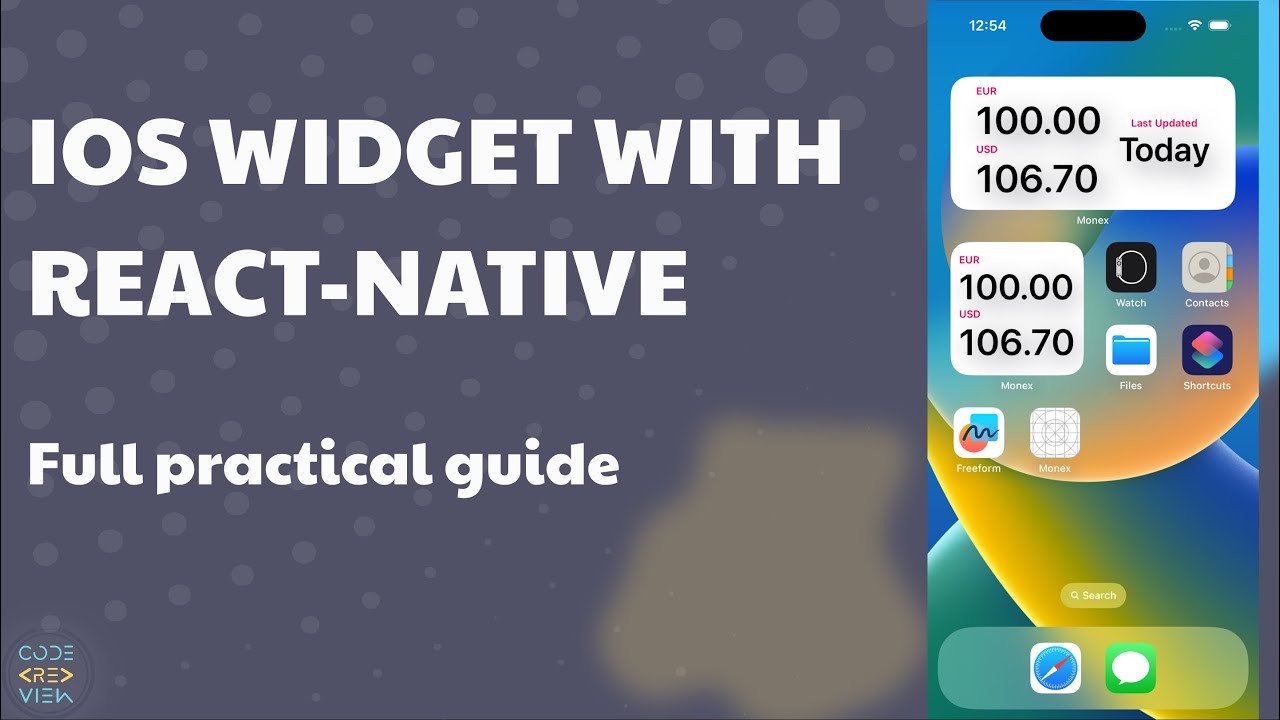 iOS Widget with React-Native | Practical Guide