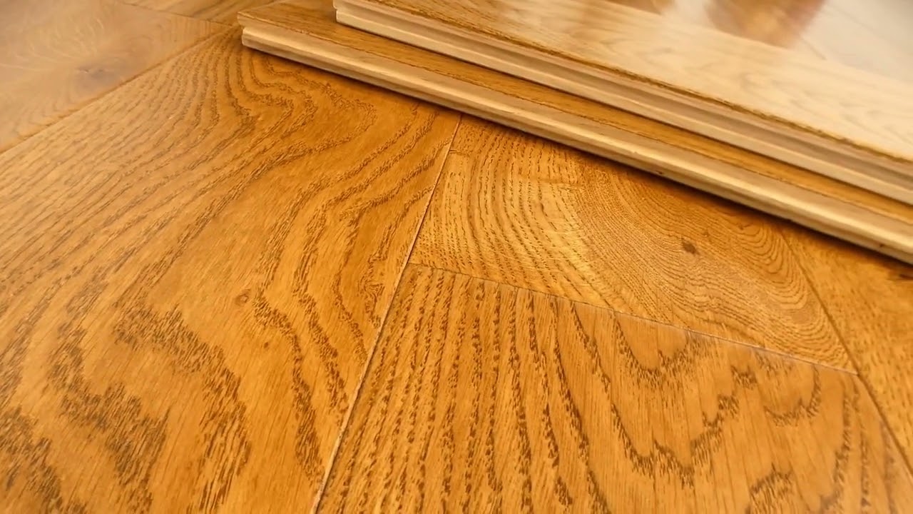 Meltham Solid Golden Oak Handscraped 150mm x 18mm Wood Flooring