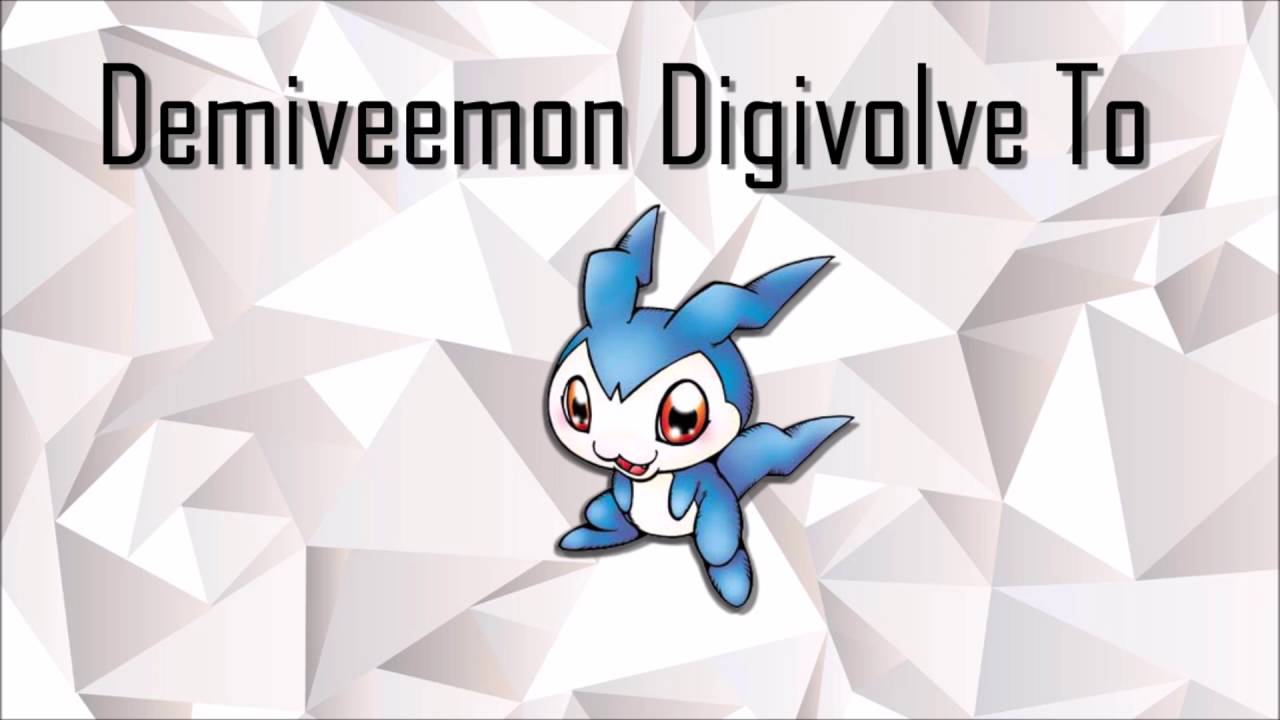 Demiveemon To Veemon Rookie Evolution