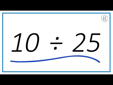 10 Divided by 25 (10 ÷ 25) Using Long Division – Step-by-Step Tutorial