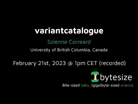 nf-core/bytesize: variantcatalogue