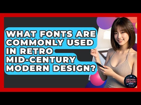 What Fonts Are Commonly Used In Retro Mid-Century Modern Design? - Graphic Design Nerd