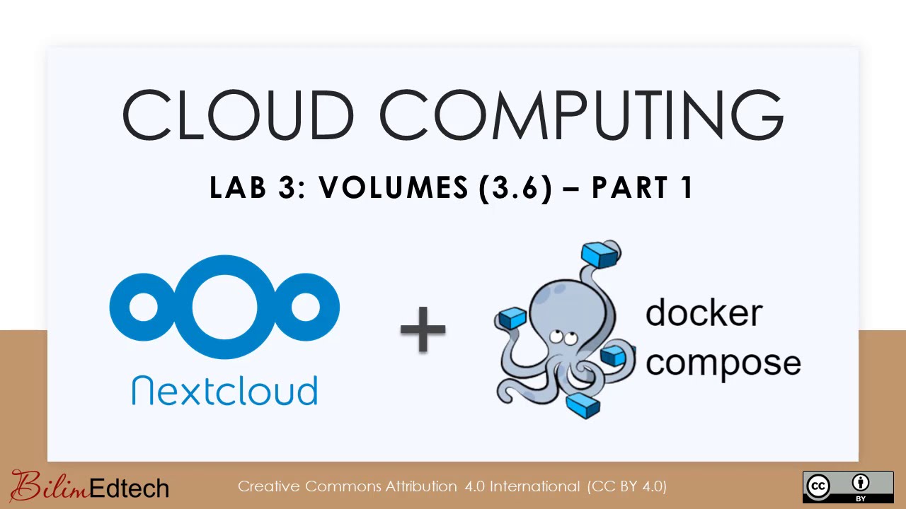 Cloud Computing - Lab 3.6.1:  Nextcloud using Docker Compose
