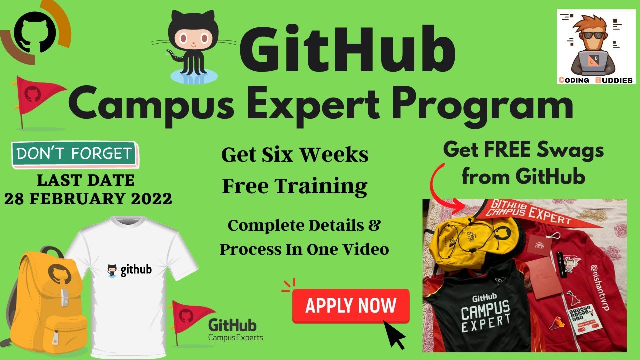 GitHub Campus Expert Program February 2022 Applications Open Now | Get Free Swags & 6 Week Training