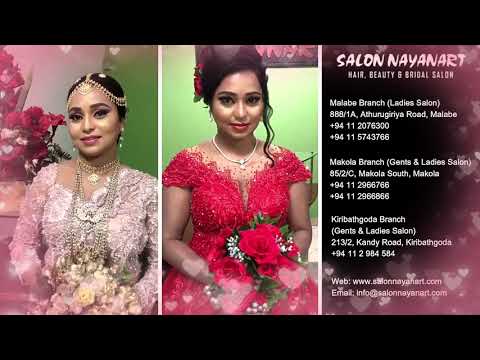 Dressed By Nayana Kumari at Salon Nayanart Malabe.