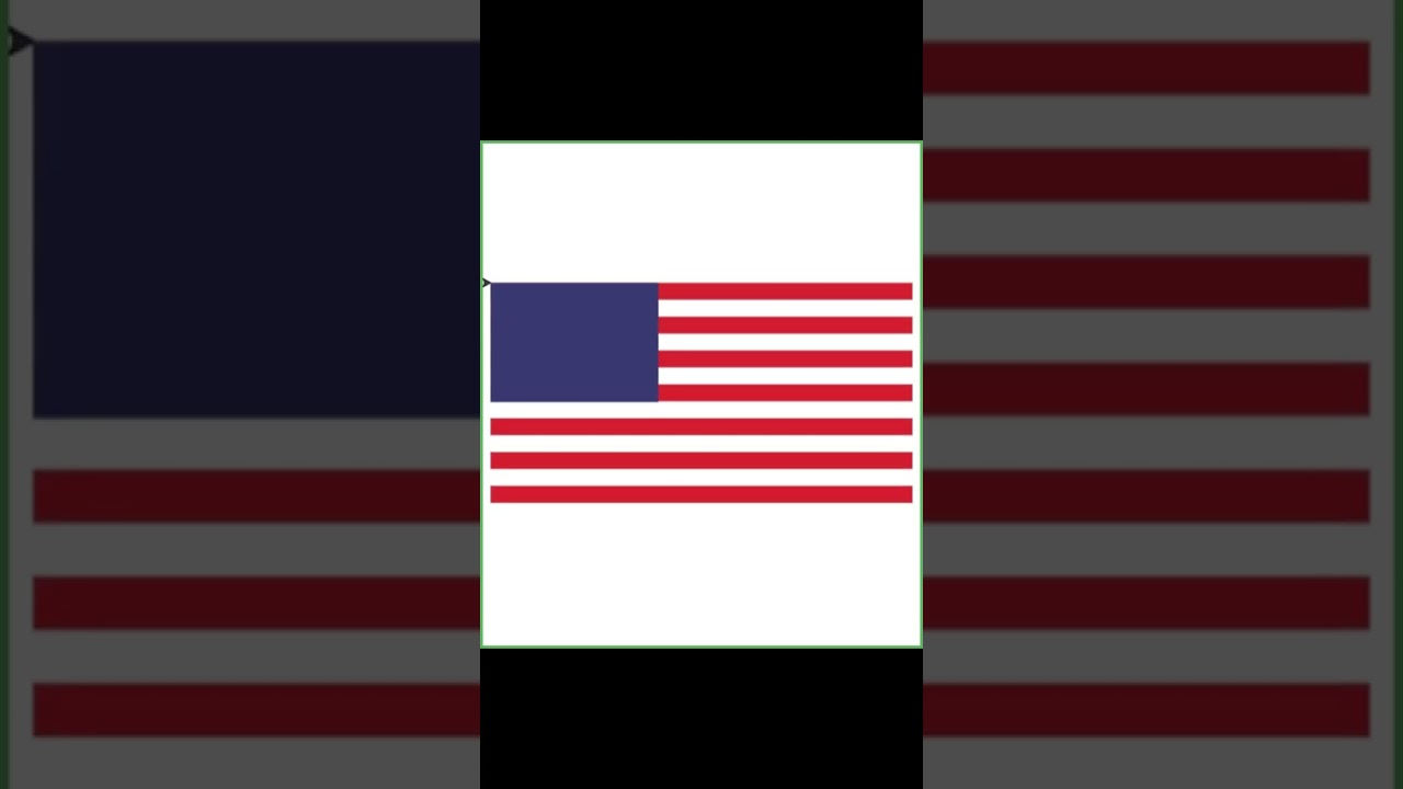 Drawing a US Flag using Python Turtle