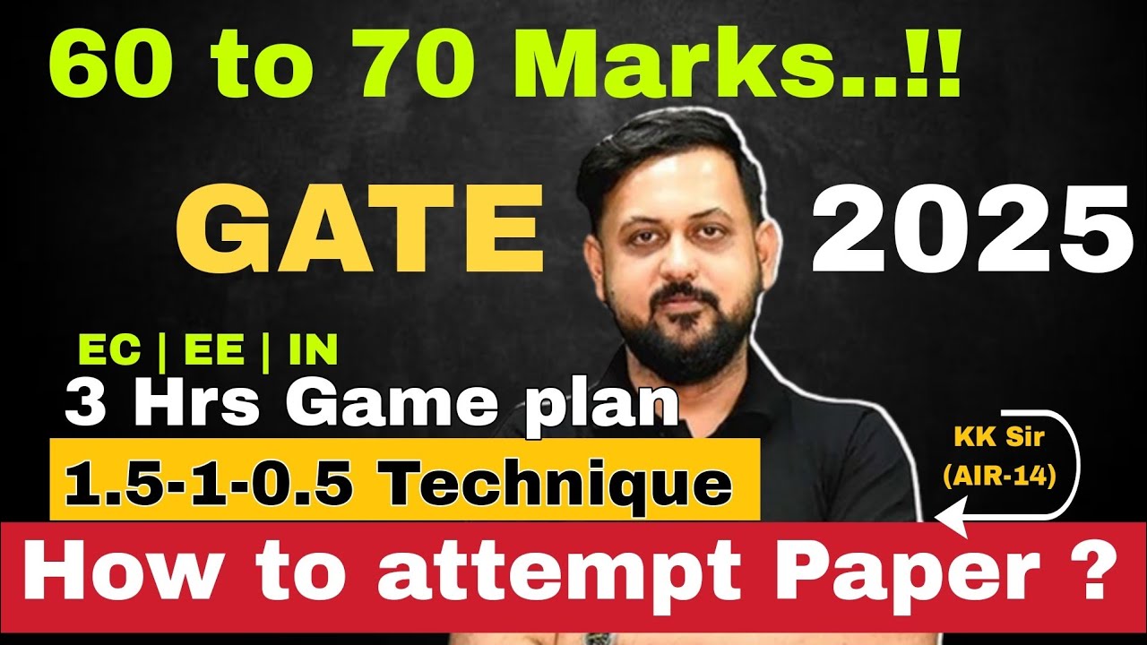 Effective Strategies for Scoring 60-70 Marks in the GATE Exam | Galaxy.ai