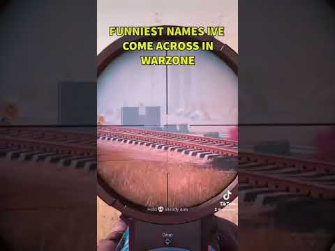 FUNNIEST NAMES IVE COME ACROSS ON WARZONE PART 1 #Shorts
