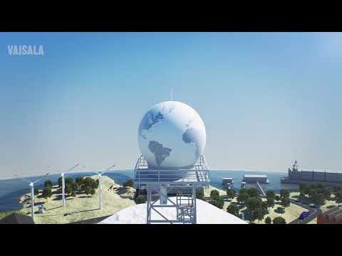 WEA Vaisala Weather Radar 3D Animation HBC
