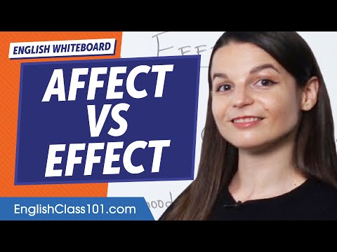 Affect vs Effect | Learn English Grammar for Beginners