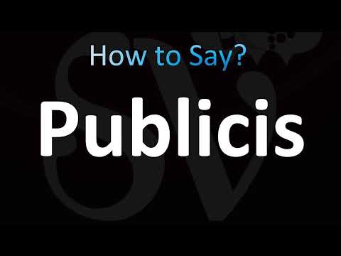 How to Pronounce Publicis (Correctly!)