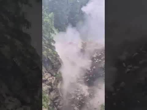 Flooding and Rockslide in Zermatt