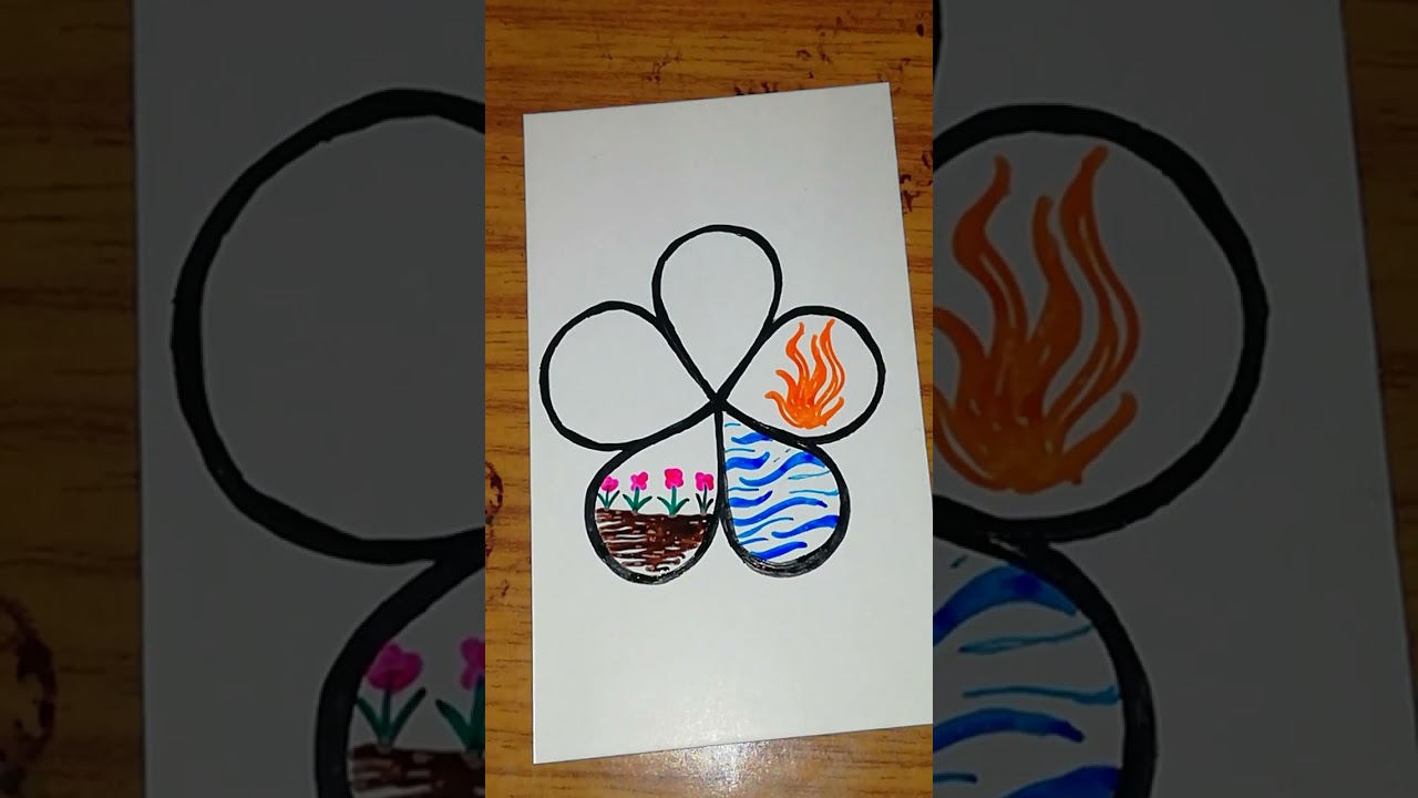 #simple beginner level #art #beautiful #shorts #drawing #modernart #forkids