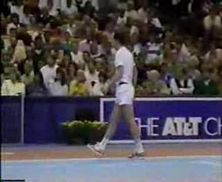 An example of bad sportsmanship by the great hot head, john mcenroe ...