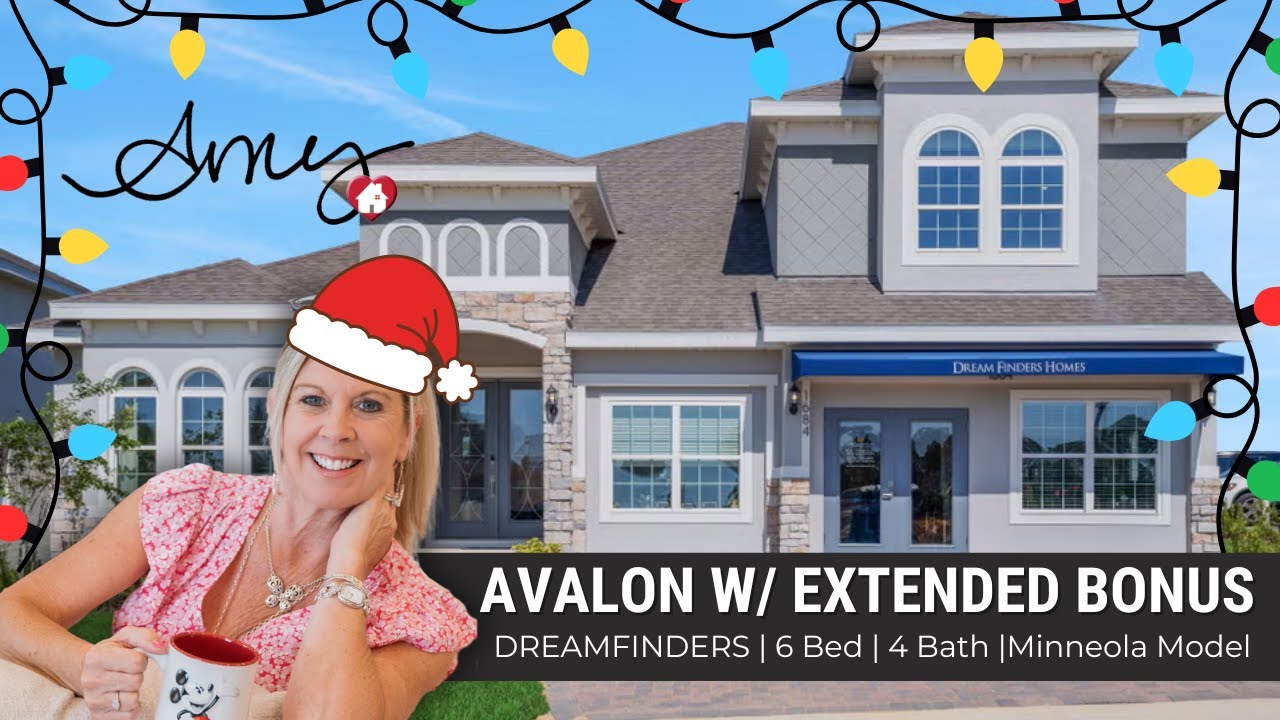 AVALON W/ EXTENDED BONUS | Dream Finders | Homes For The Holidays 2025 | Amy Kidwell