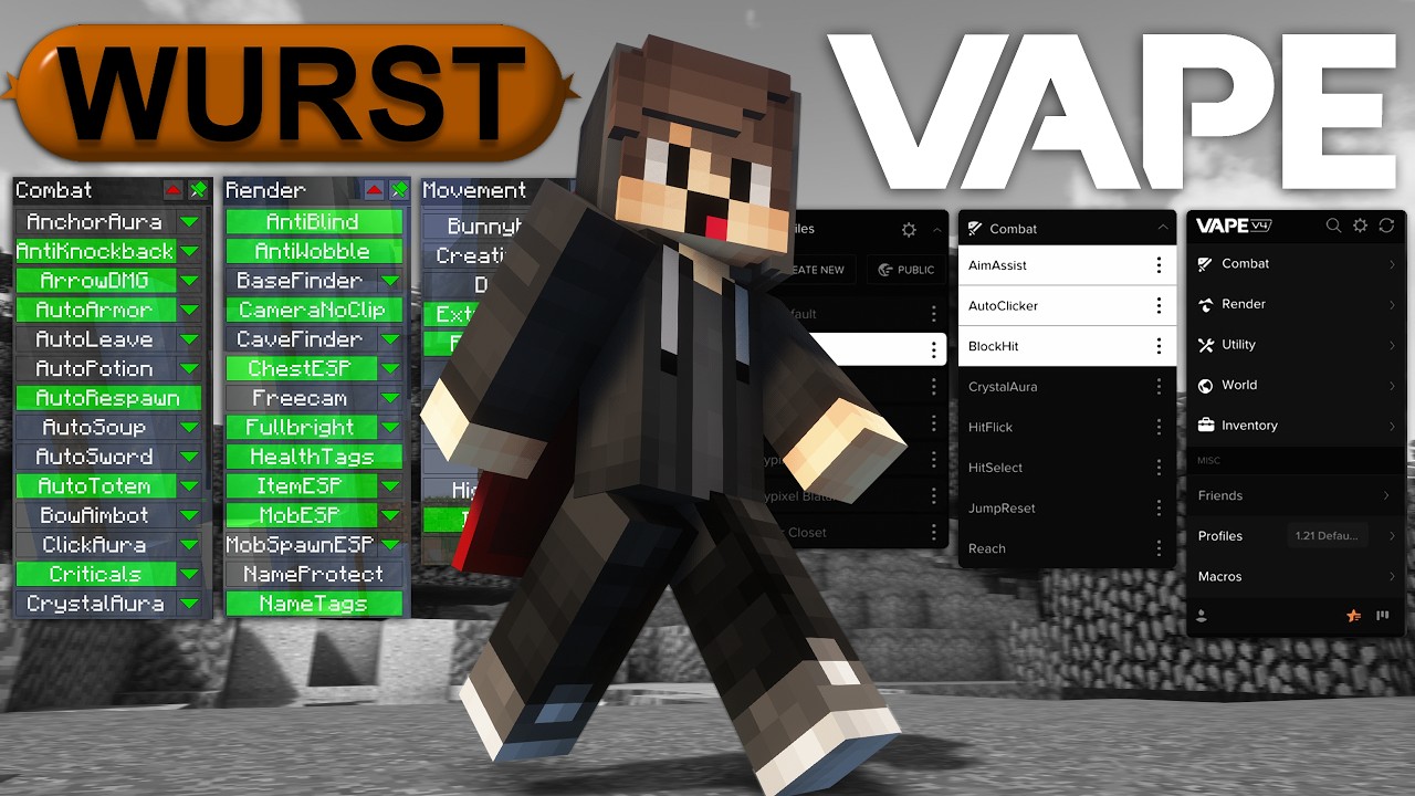 VAPE x WURST | Anarchy & Ghost Client together..? (2026)