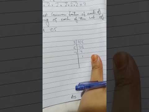 prime factorization LCM of 75 and 105