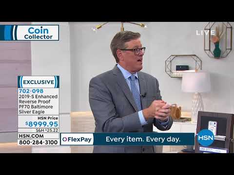 2019S Enhanced Reverse Proof PF70 NGC Baltimore Show Sil...