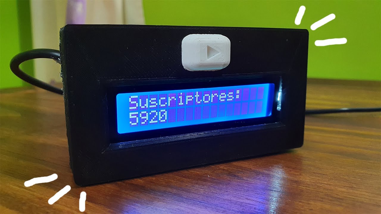 GitHub - eltallerdetd/ArduinoYoutubeCounter: An Arduino based Youtube subscribers and views counter.