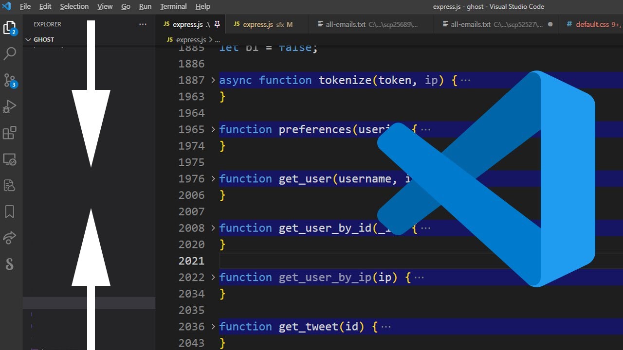 VSCode Collapse All Functions Classes & Comments (Mac or Windows)