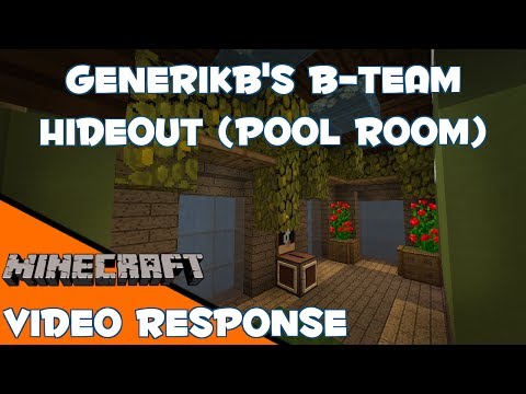 GenerikB's B-Team Hideout!!! (Pool / Billiard Room) - Video Response