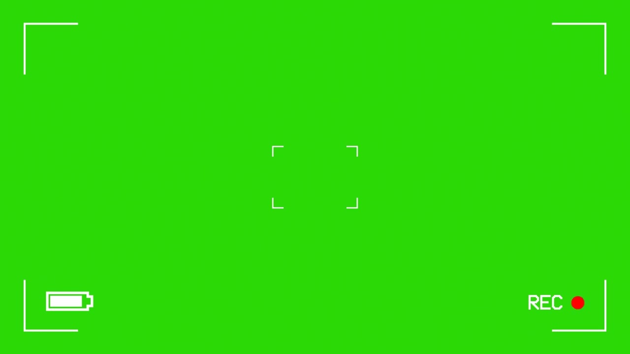 Free Camera Recording Green Screen Overlay Widescreen