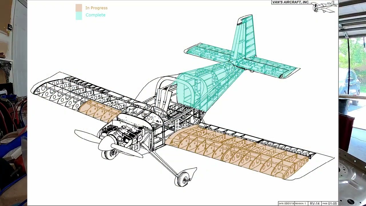 Aviation: Vans RV Aircraft - RV-14 Build: Left wing 5 + Fuel Tanks 1