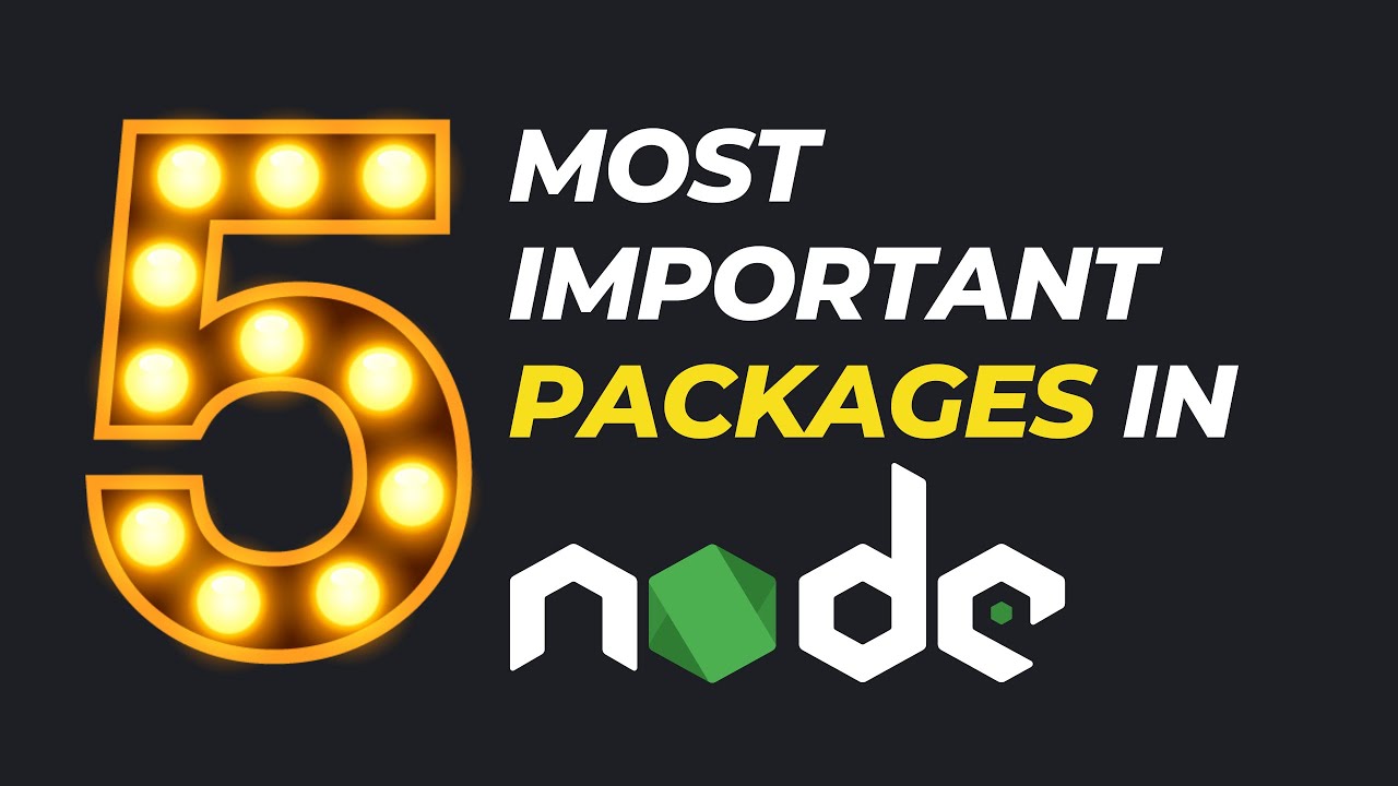 5 NPM Packages For Node JS -  Must Know? | Codersarts