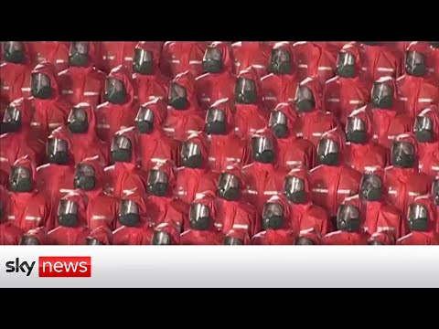 Kim Jong Un shows huge weight loss at North Korea's annual military parade