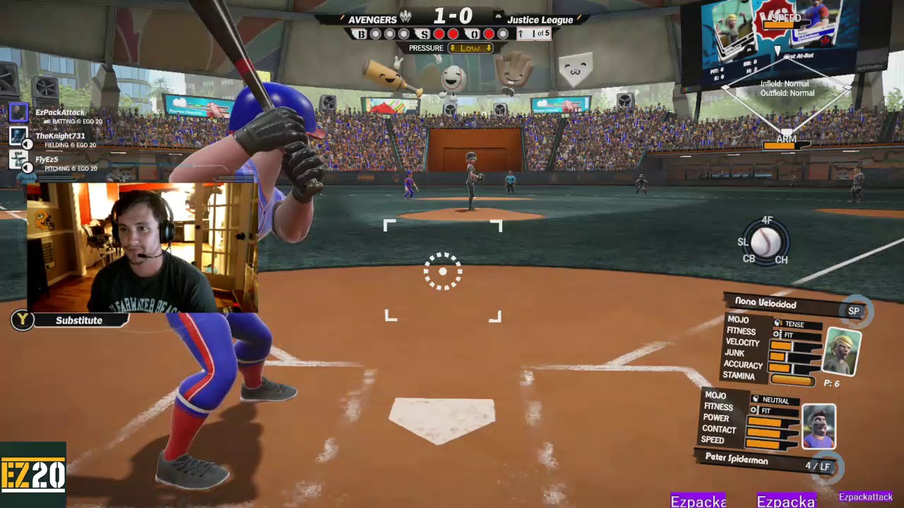 Super Mega Baseball 2 CUSTOM TEAMS P/1. Marvel V DC