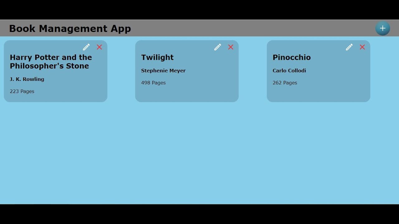Simple Book Management App using JavaScript