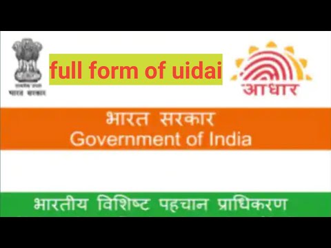 full form of uidai