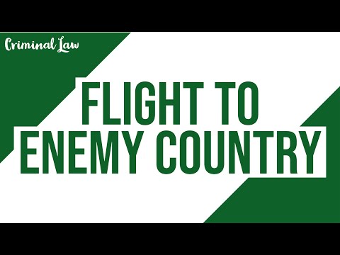 [Article 121] Flight o Enemy's Country; Criminal Law Discussion