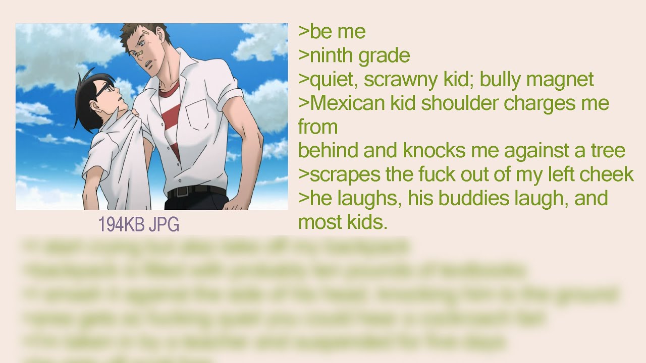 Anon Stands Up to a Bully | 4Chan Greentext Stories