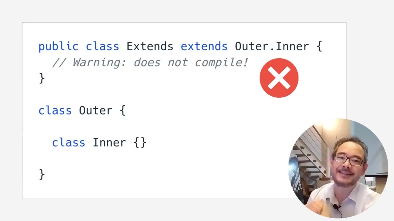 Extending Inner Classes: The Qualified Superclass Constructor Invocation