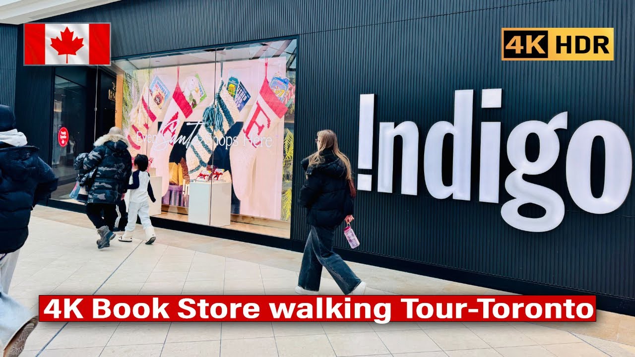 Inside Indigo 📚 | Cozy Bookstore & Lifestyle Walk in Toronto (4K)