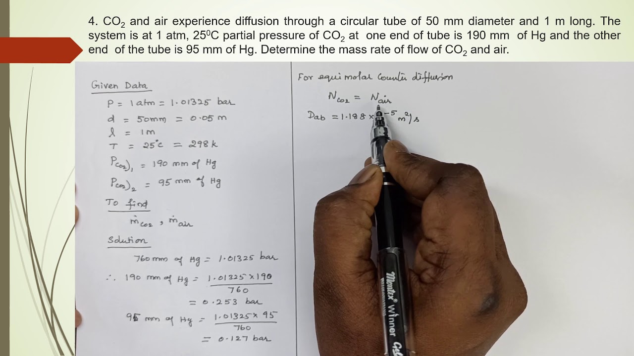 Mass Transfer  Diffusion problems`