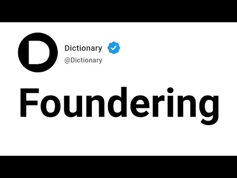 Foundering Meaning In English