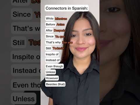 Connectors in Spanish! 🔗