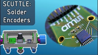 AMS AS5048B – Unbox, solder, mount encoder pcb to bracket – SCUTTLE Robot