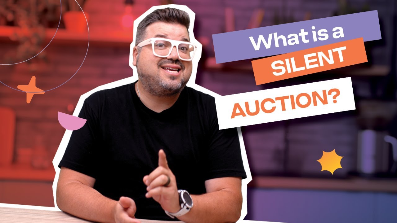 What is a silent auction?
