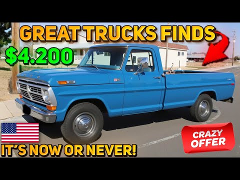 20 Magnificent Classic Trucks Available on Facebook Marketplace! Unique Cheap Trucks!
