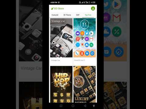 How To Apply GO Launcher On Your Android And IPhone Mobile#shorts #youtubeshorts
